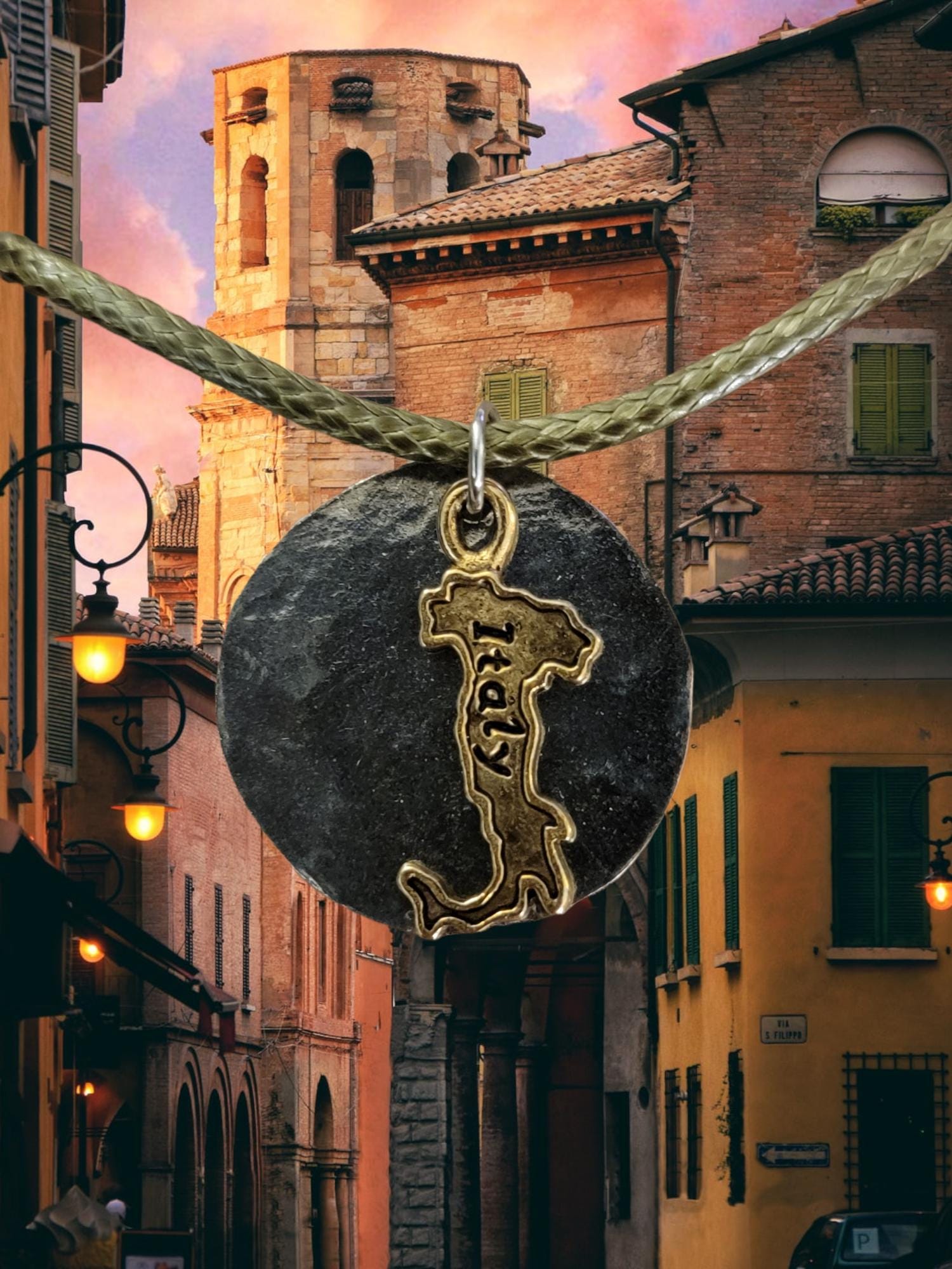 Gold Italy Boot Map Pendant Italian Map Jewelry Gift - Etsy