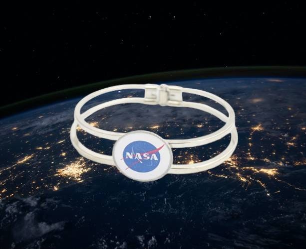 NASA Logo Cuff Bracelet Astronaut Gift Space Lover Gift NASA Logo Space ...