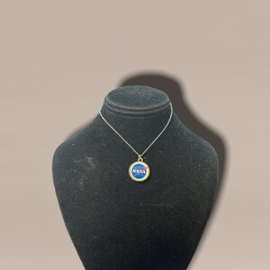 Silver NASA Logo Pendant Necklace - Etsy