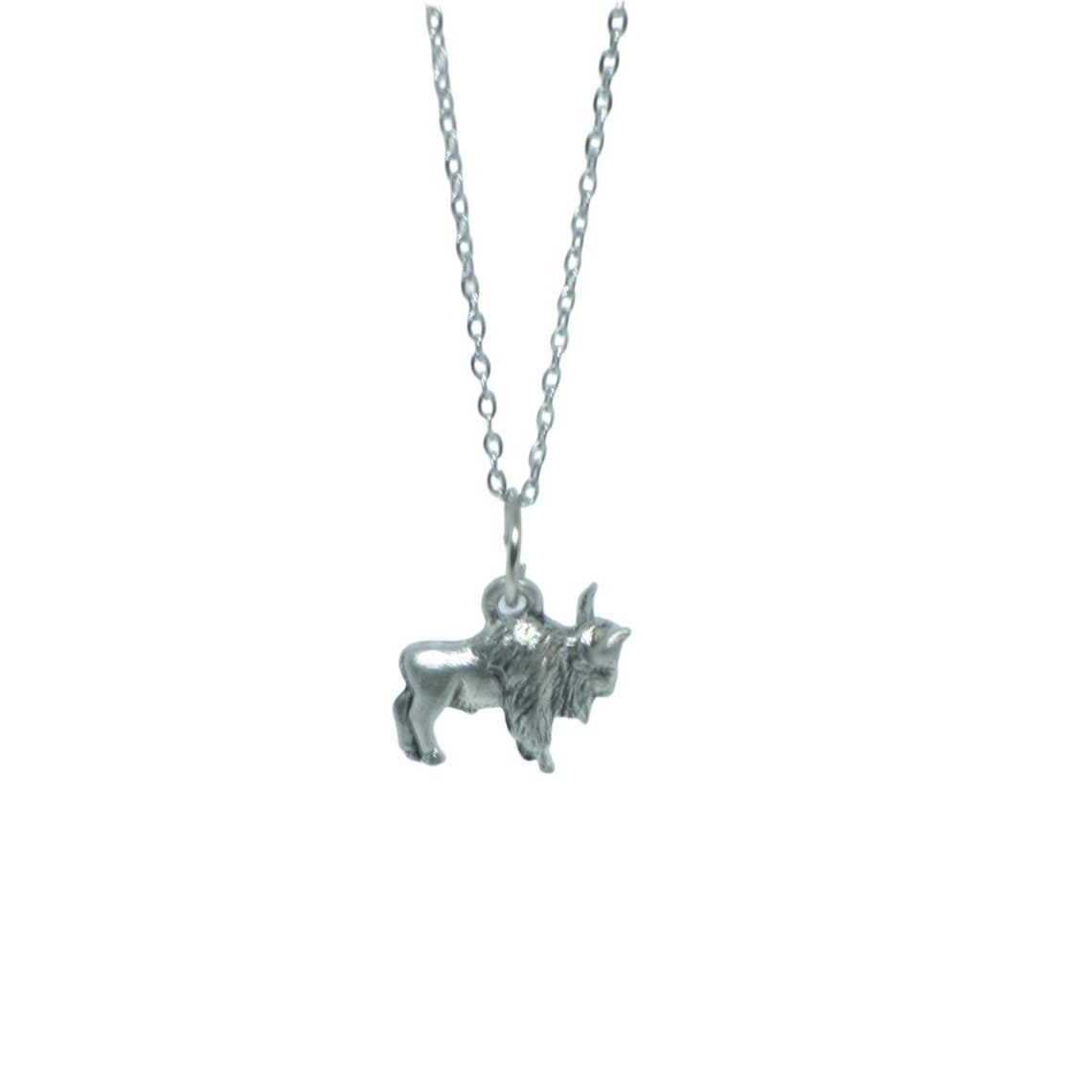 Buffalo Pendant Charm Necklace Buffalo Charm Necklace - Etsy UK