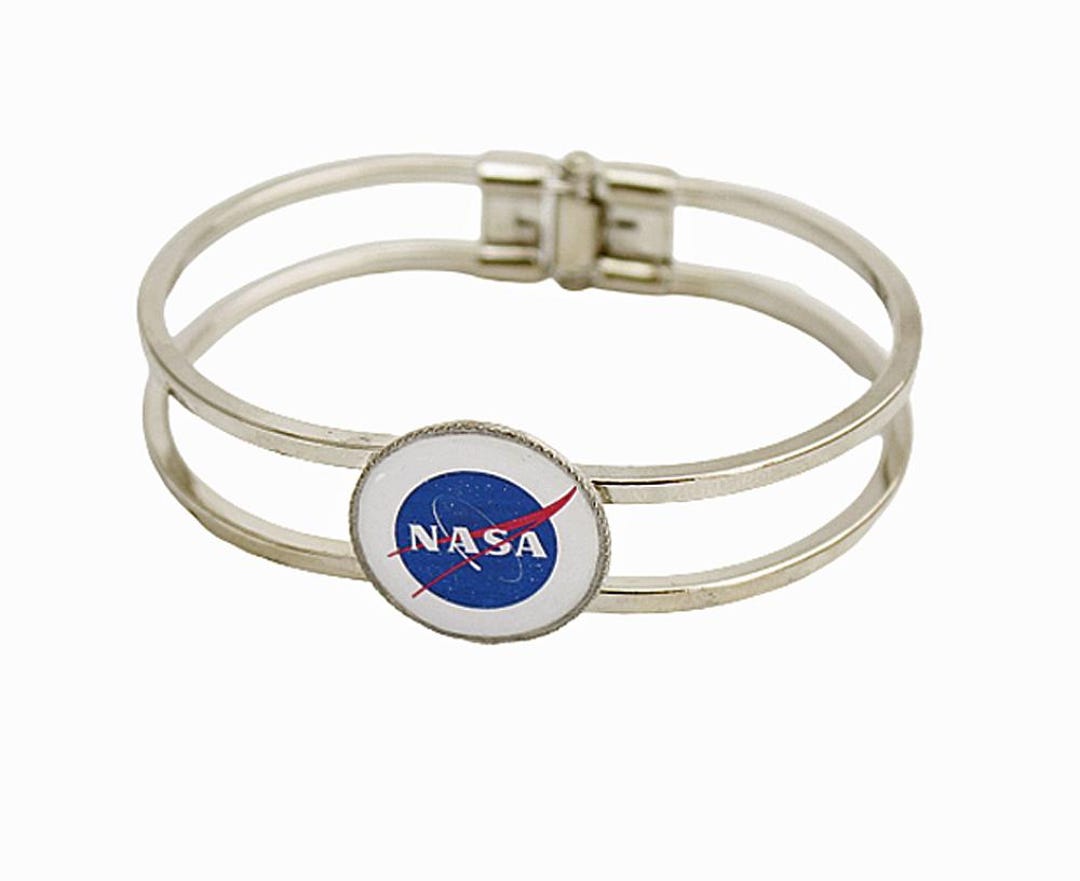 NASA Logo Cuff Bracelet - Astronaut Gift - Space Lover Gift - NASA Logo ...