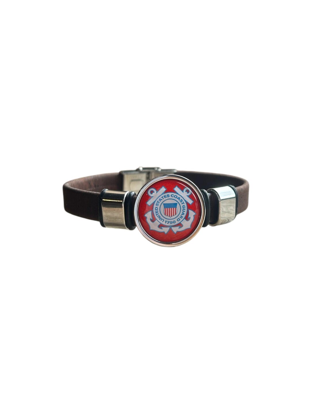 Coast Guard Cork Bracelet | A Nautical Fashion Statement - Etsy
