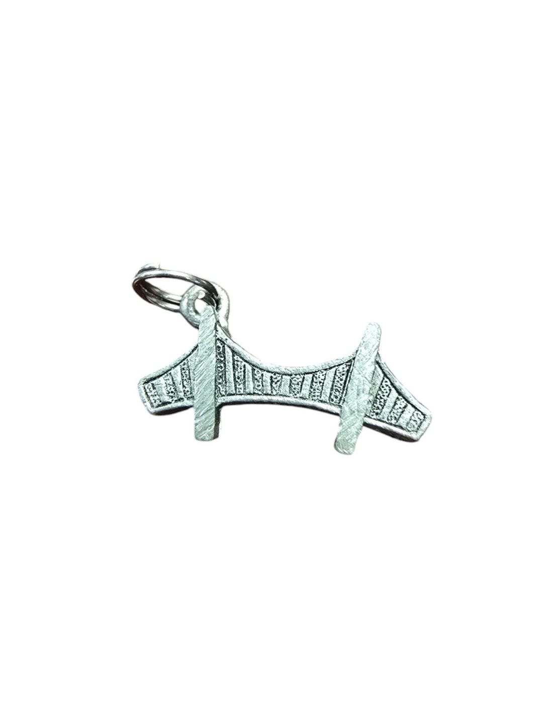 Golden Gate Bridge Pewter Charm | Iconic Jewelry Accessory - Etsy