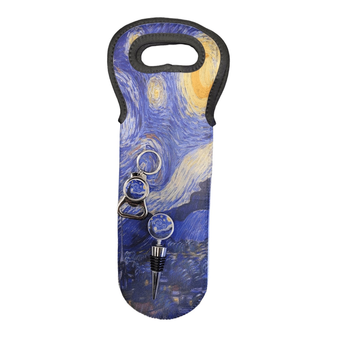 Starry Night Gift - Starry Night Bags - Sustainable Wine Bag - Wine ...