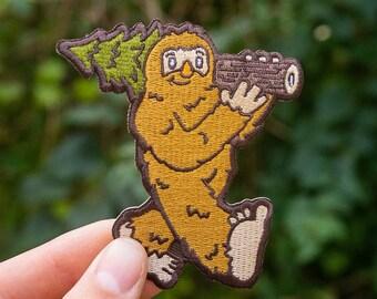 Squatchy Patch, Iron on Embroidered Bigfoot Patch, Yeti, Sasquatch ...