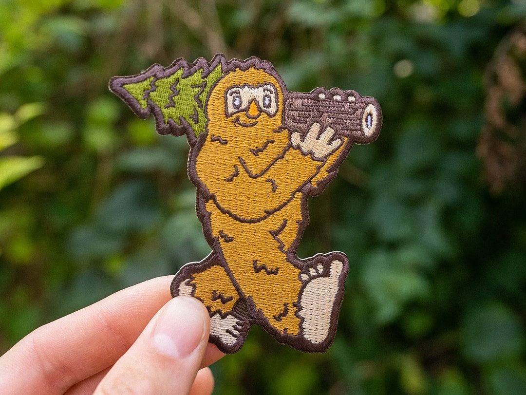 Woodland Sasquatch Iron-on Patch - Etsy