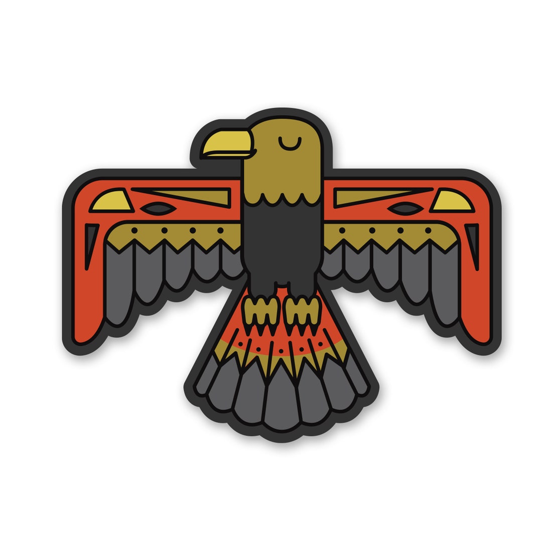 Thunderbird Adventure Vinyl Decal | Outdoor Mythical Bird Sticker for ...