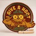 I Give A Hoot Iron-on Patch | My Original Copyrighted, Human Created ...