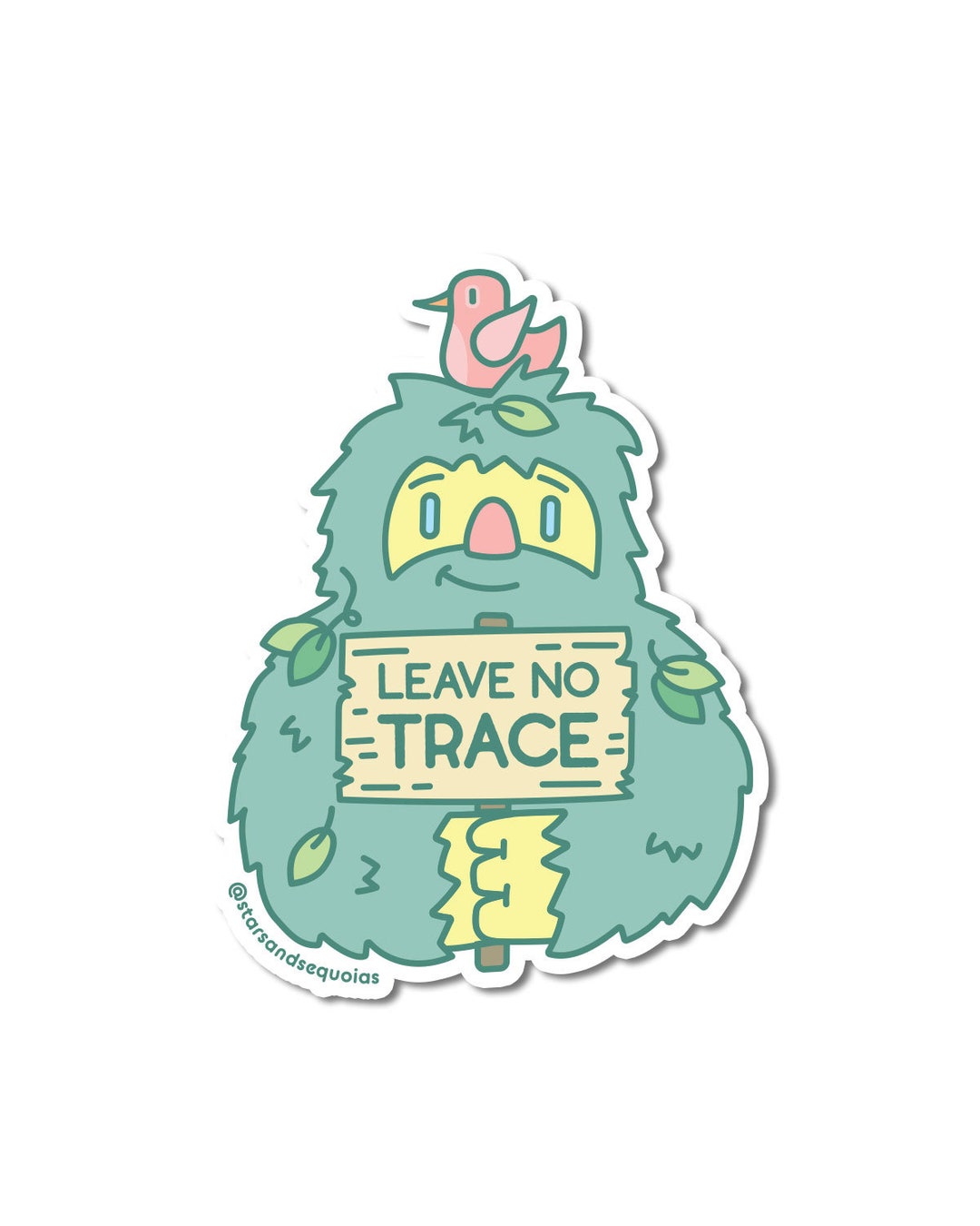 Leave No Trace Sticker - Etsy
