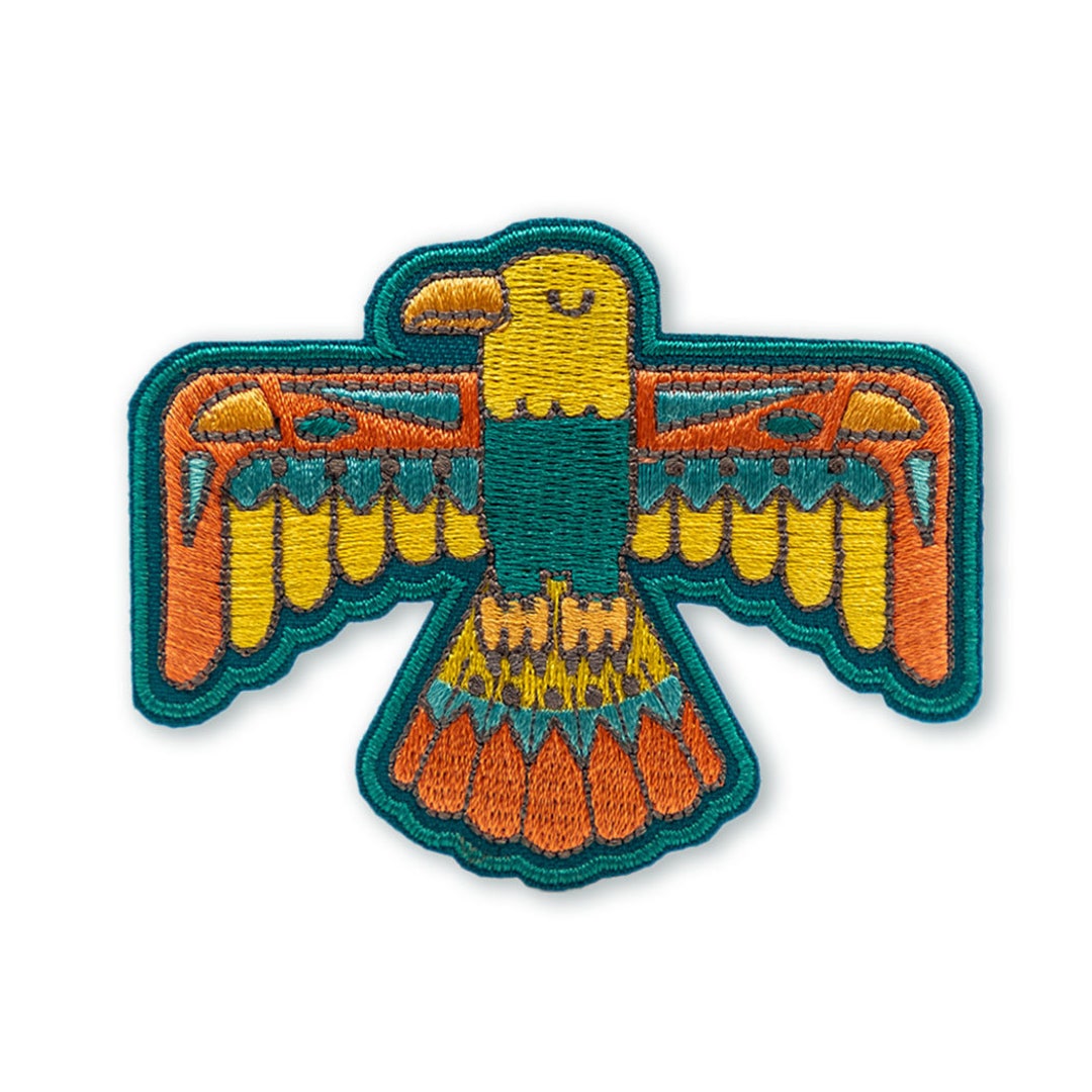 Southwestern Thunderbird Patch | Western Desert Style Iron-on Patch ...