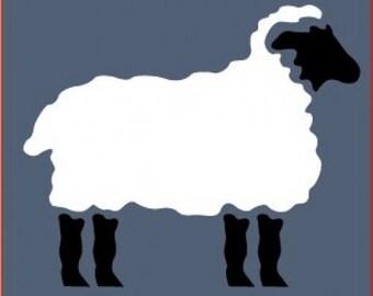 Sheep Stencil | Etsy