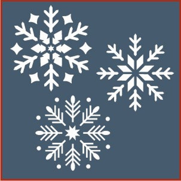 Snowflake Stencil - Etsy