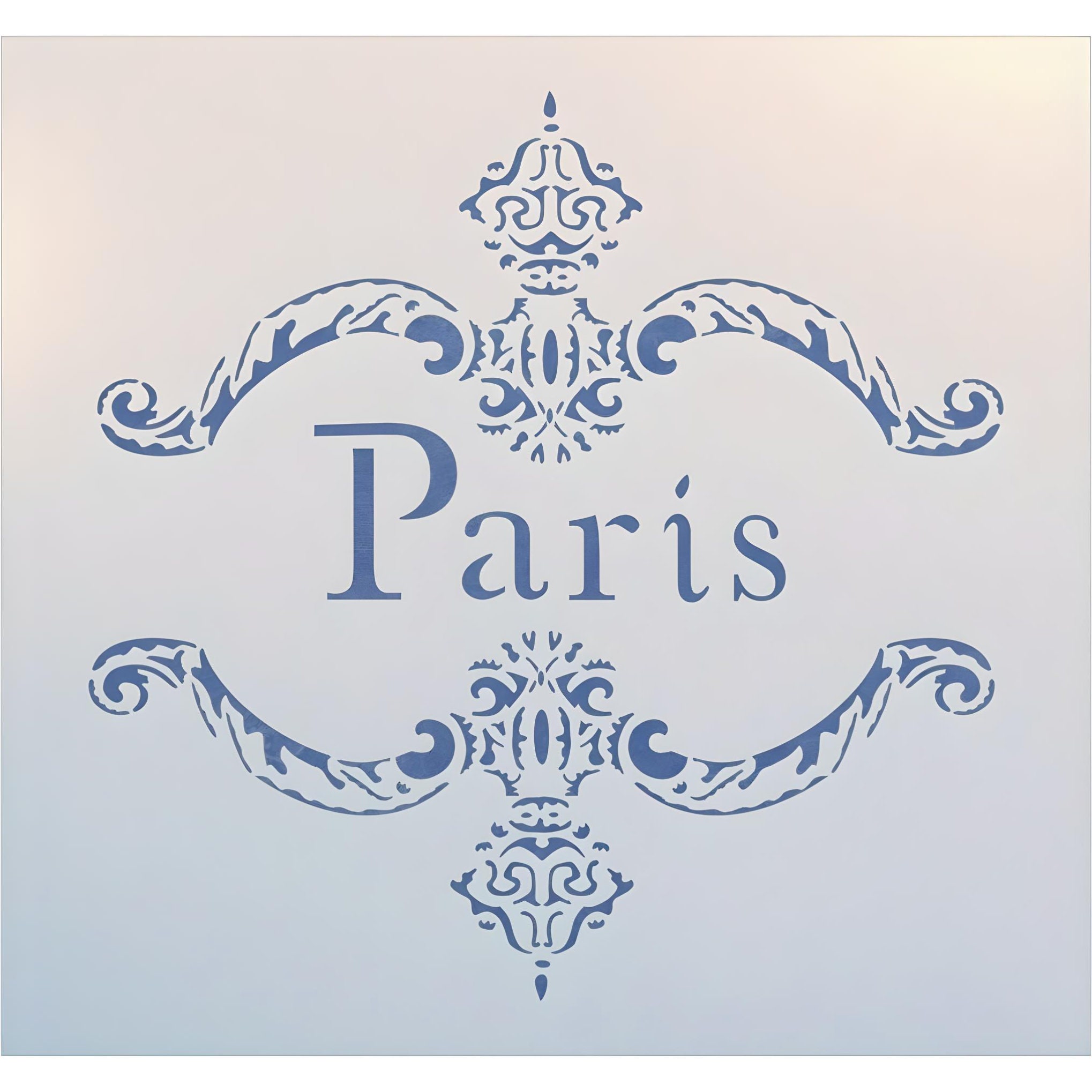 Paris Frame Stencil - 10" X 9" - 10 Mil Mylar, Walls, Pillows and Sign ...