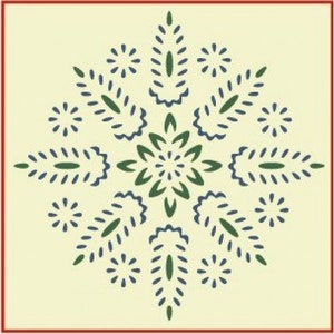 Colonial Motif 1 Stencil 9 X 9 the Artful - Etsy
