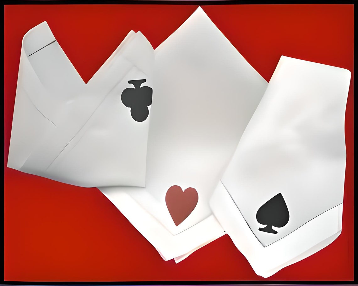 Small Cards Motif Set - Playing Cards Stencil Cut Mylar for Painting ...