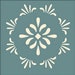 Colonial Motif 2 Stencil -- 7.5" X 7.5" - 10 Mil Mylar, Wall Pillow ...