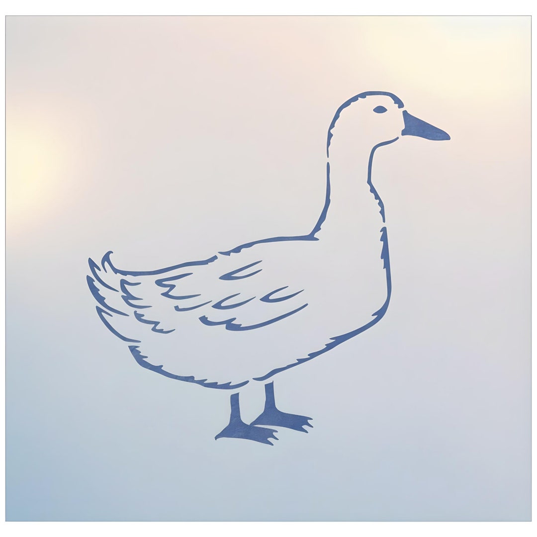 Duck 2 Stencil 5.4 X 5.25forest Mountain Woodland Wildlife African Wild ...