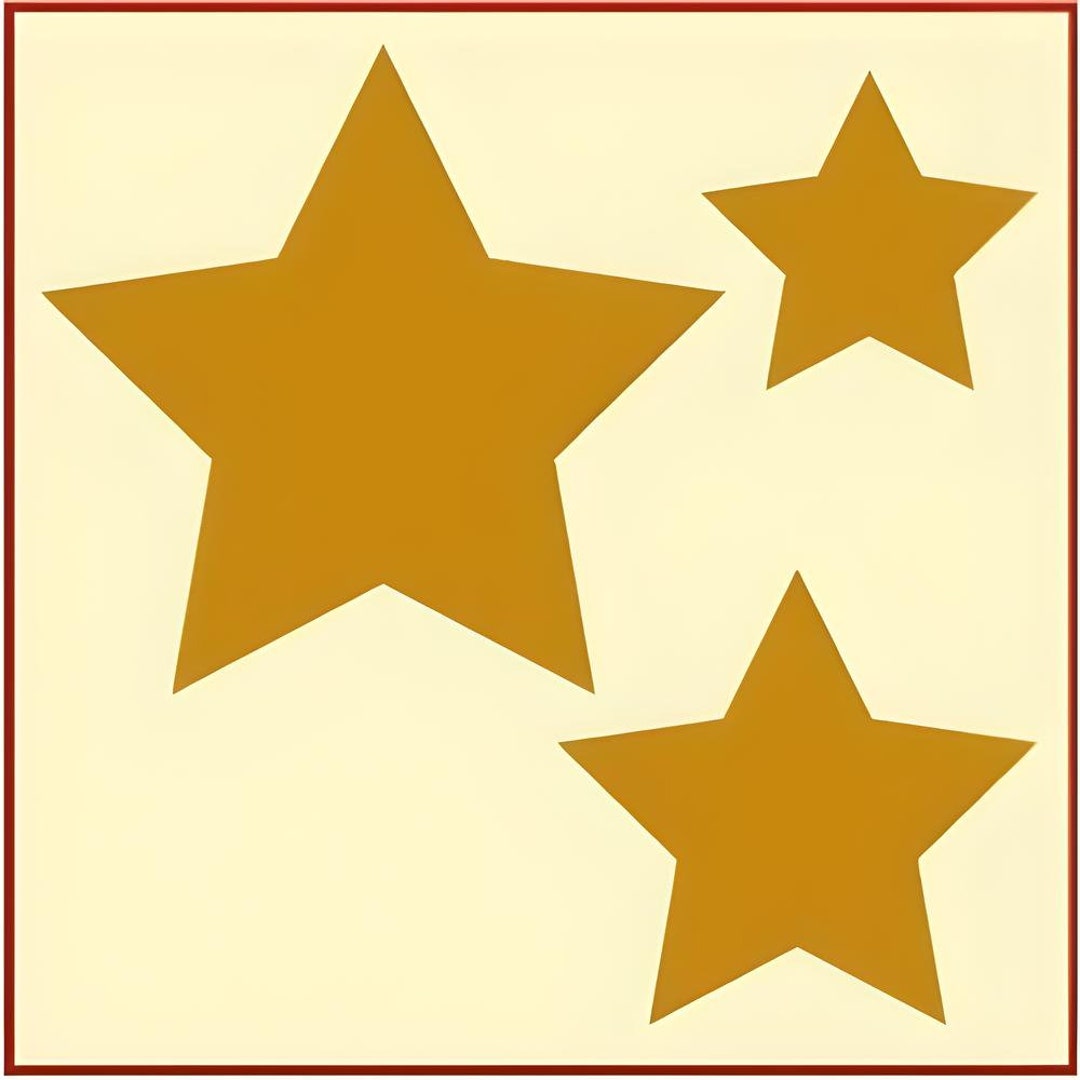 Folk Art Star Set 1 Stencil Set- Colonial Folk Art DIY for Painting ...