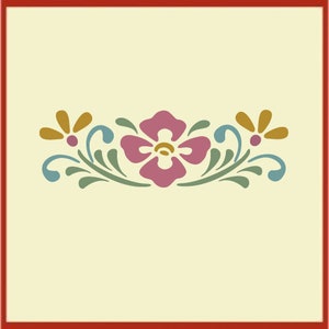 Rosemaling Pattern 24, 26, 27, 29, 30 Stencils SET of 5 MOTIFS ...
