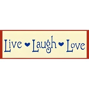 Live Laugh Love Sign Stencil -painting Home Decor DIY Crafts Signs Home ...