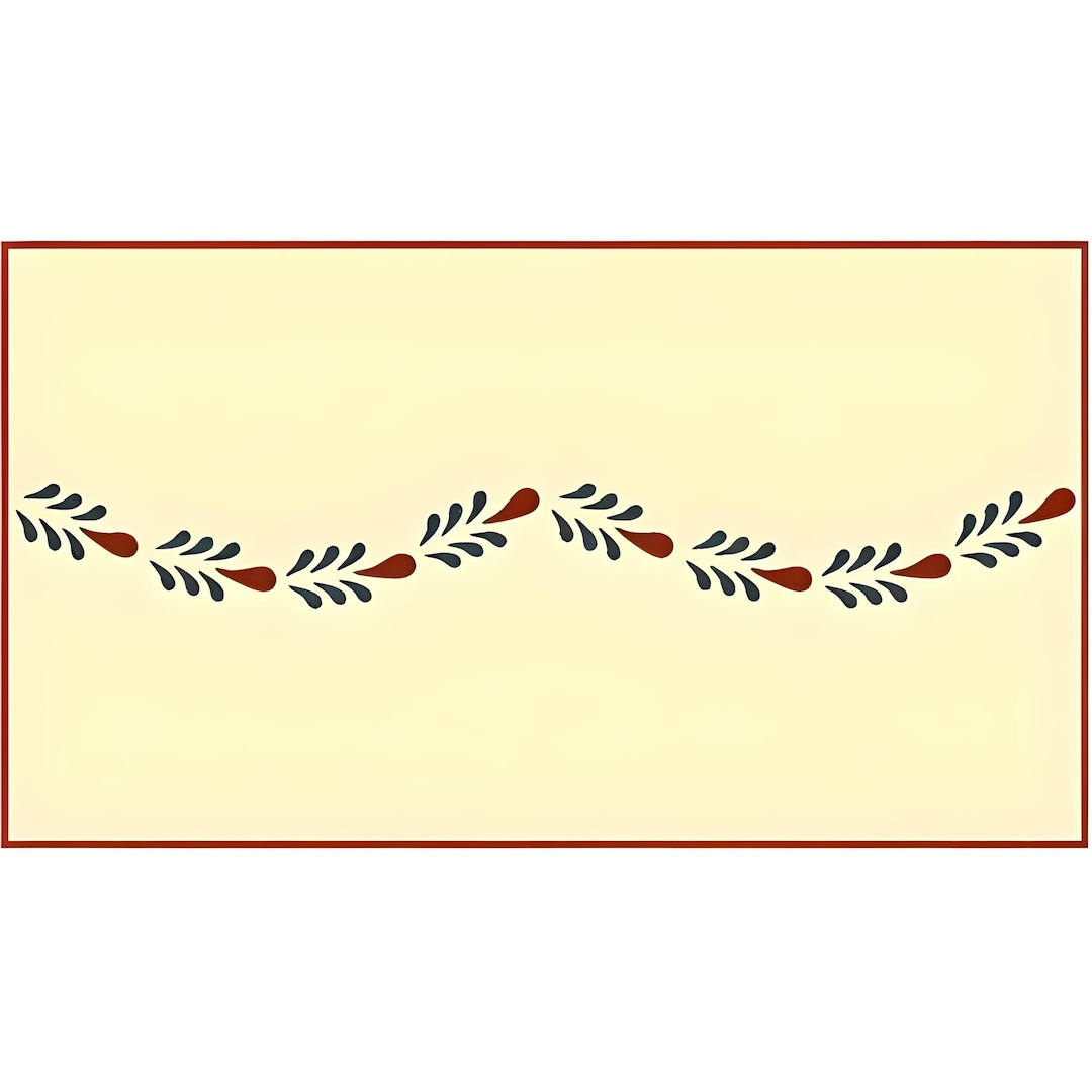Swag Border Stencil - 12 In. by 1.5 In.- 10 Mil Mylar - DIY Art & Craft ...