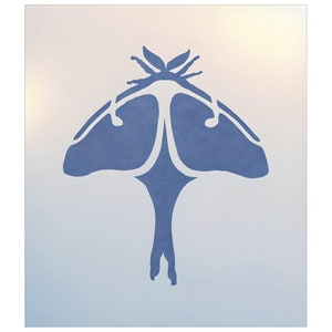 Luna Moth Stencil -- 5" X 6" -- the Artful Stencil, 10 Mil Mylar, Walls ...