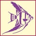 Angelfish 2 Stencil 6 X 6 the Artful Stencil - Etsy