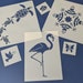 Monogram Alphabet Stencil 8.5 X 11 the Artful Stencil 10 Mil Mylar ...