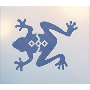 Southwest Frog Stencil 4.3" X 5.2" - Desert Designs DIY Signs Reusable ...