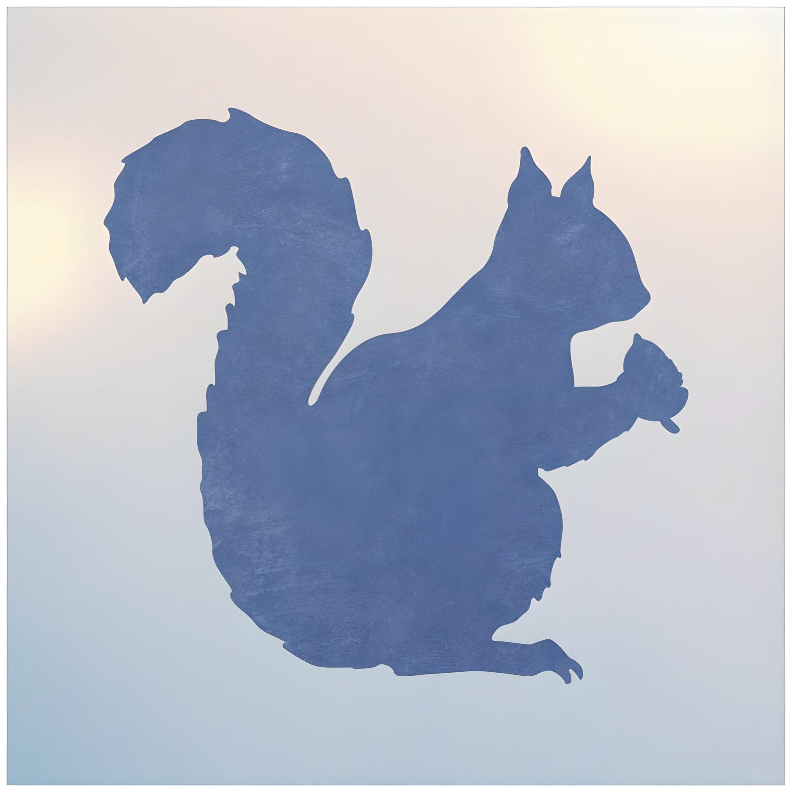 Squirrel 2 Stencil -- 6" X 6" -- the Artful Stencil -- 10 Mil Mylar ...