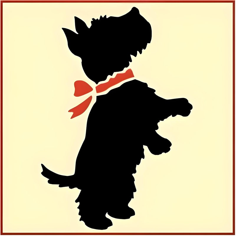 Scottie Dog Silhouette - Etsy