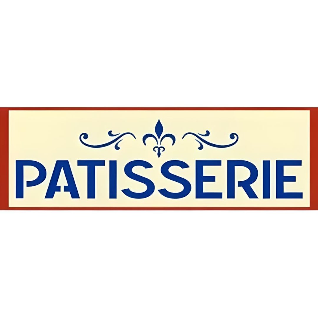 Patisserie Sign Stencil - French Pastry French Pastry Shop for Painting ...