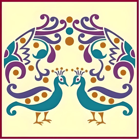 Plantilla De Pico De Pavo