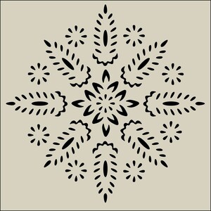 Colonial Motif 1 Stencil 9 X 9 the Artful - Etsy