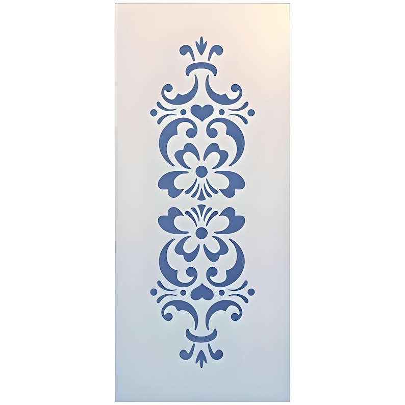 Rosemaling Pattern 6 LARGE Stencil - 23" X 7.3" Border Stencil Rose ...