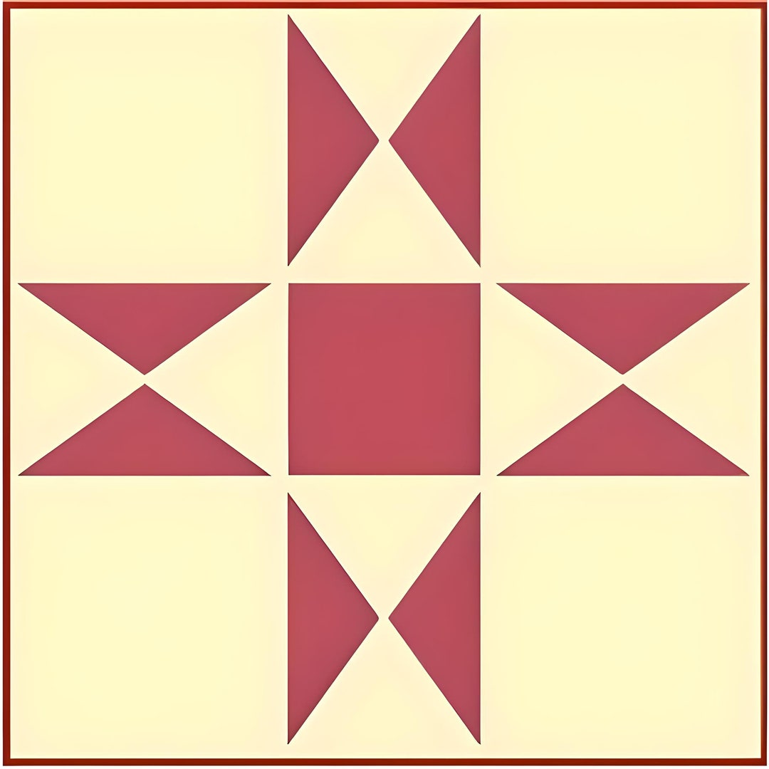 Ohio Star Stencil - 6" X 6" Design - Rose Painting Scandinavian ...