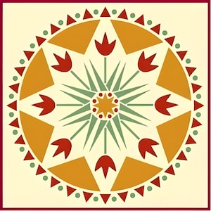 Quilt Circle Stencil - Mandala Round Stencil Circle Stencil, DIY Art ...