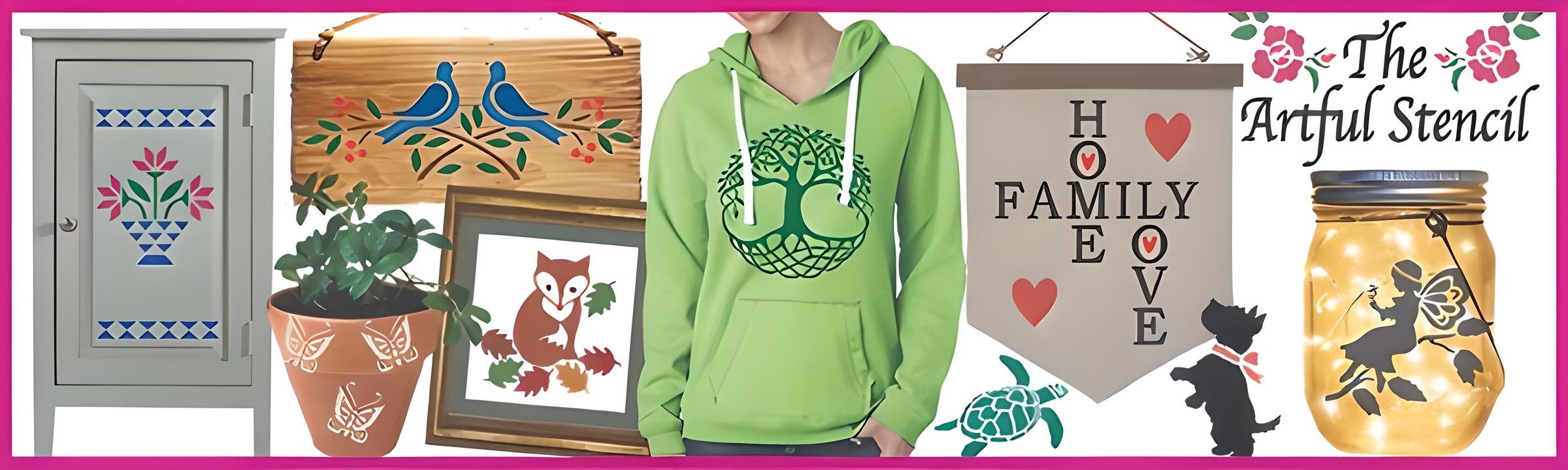 Distelfink Bird Stencil - 7.8" X 7.8" Colonial Folk Art DIY Signs Early ...