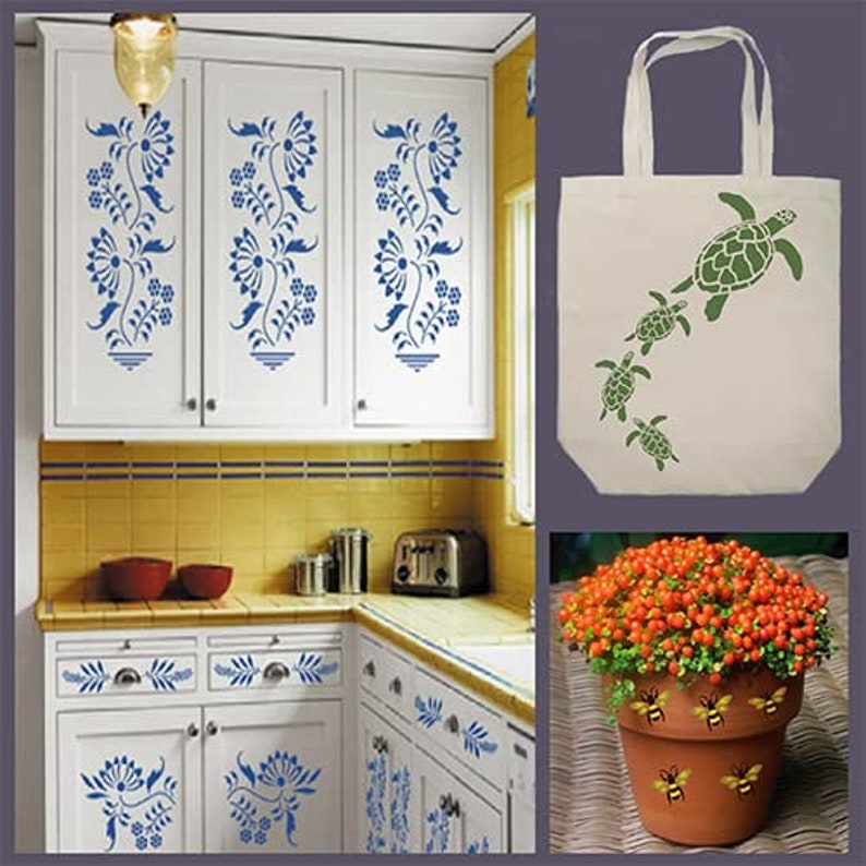 Rosemaling Pattern 3 Border Stencil 16.5 X 2 - Etsy