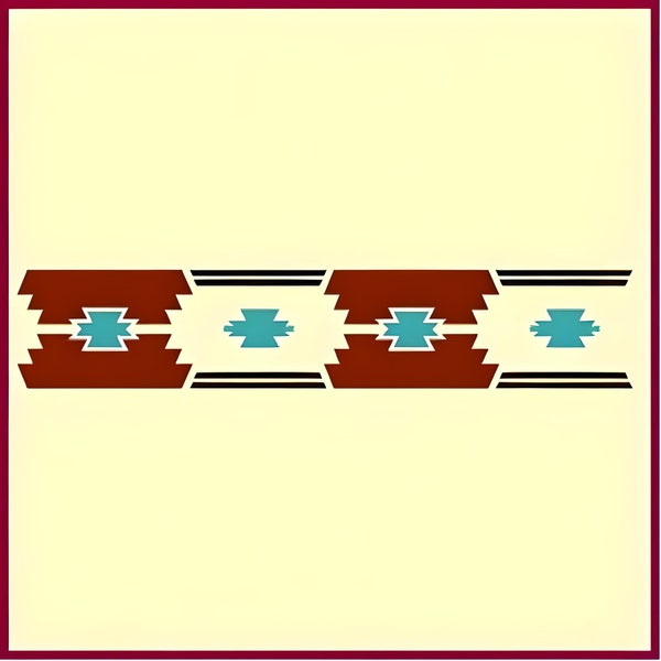 Southwestern Stencil - Etsy