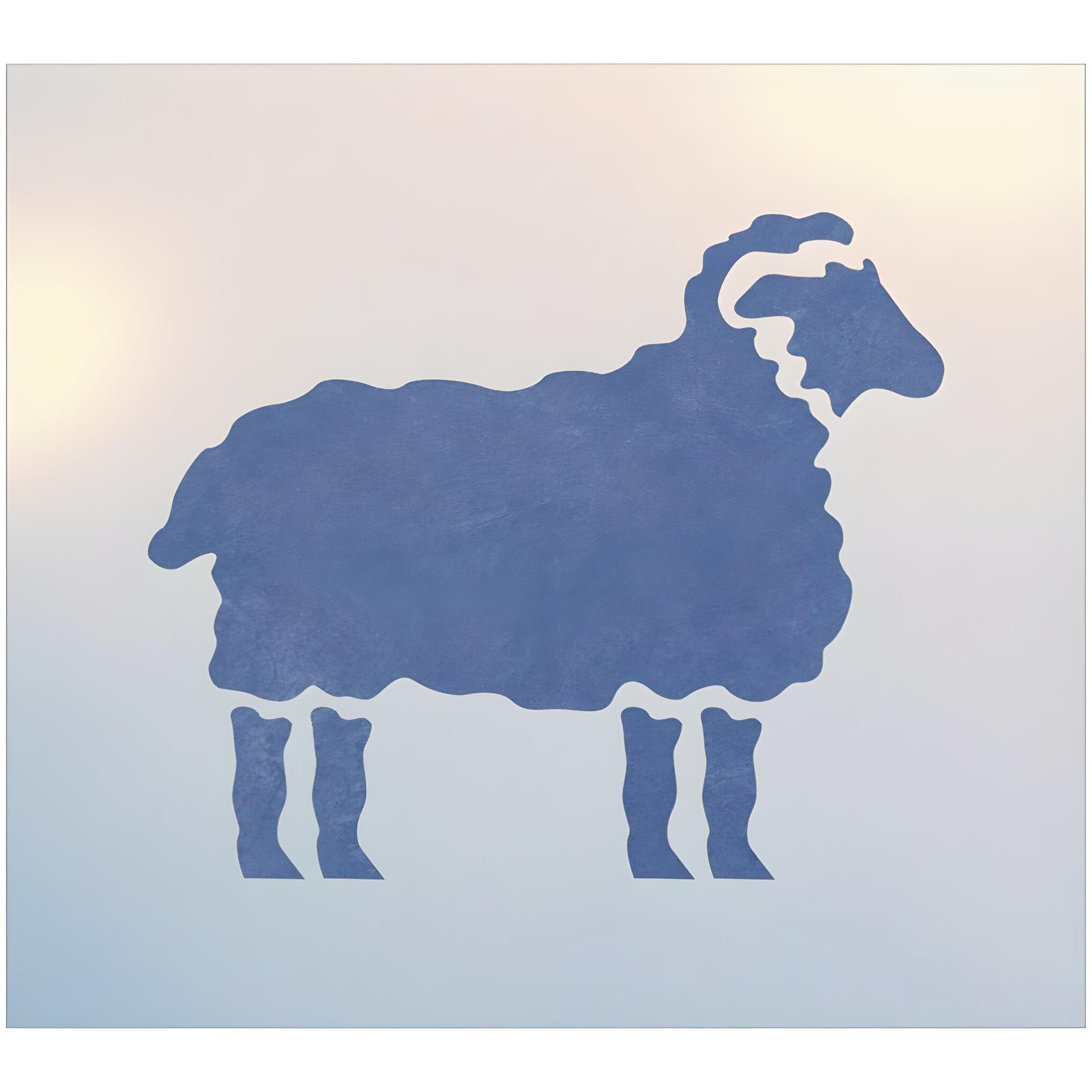 Sheep Stencil - 5" X 4.25" - Farm Animal Country Folk Chicken Turkey ...