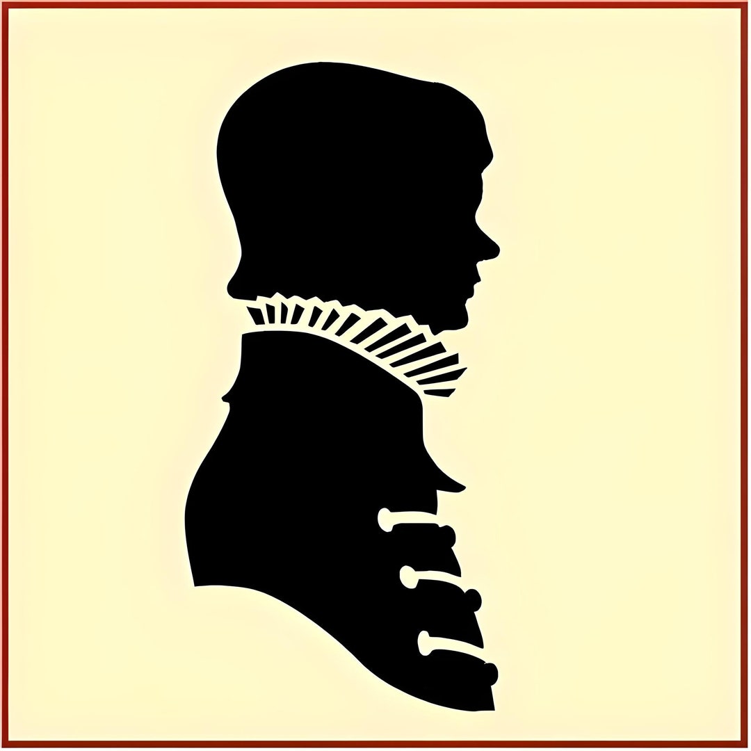 Silhouette Boy Stencil - 3" X 6.5" Shadow Art Head Silhouette Profile ...
