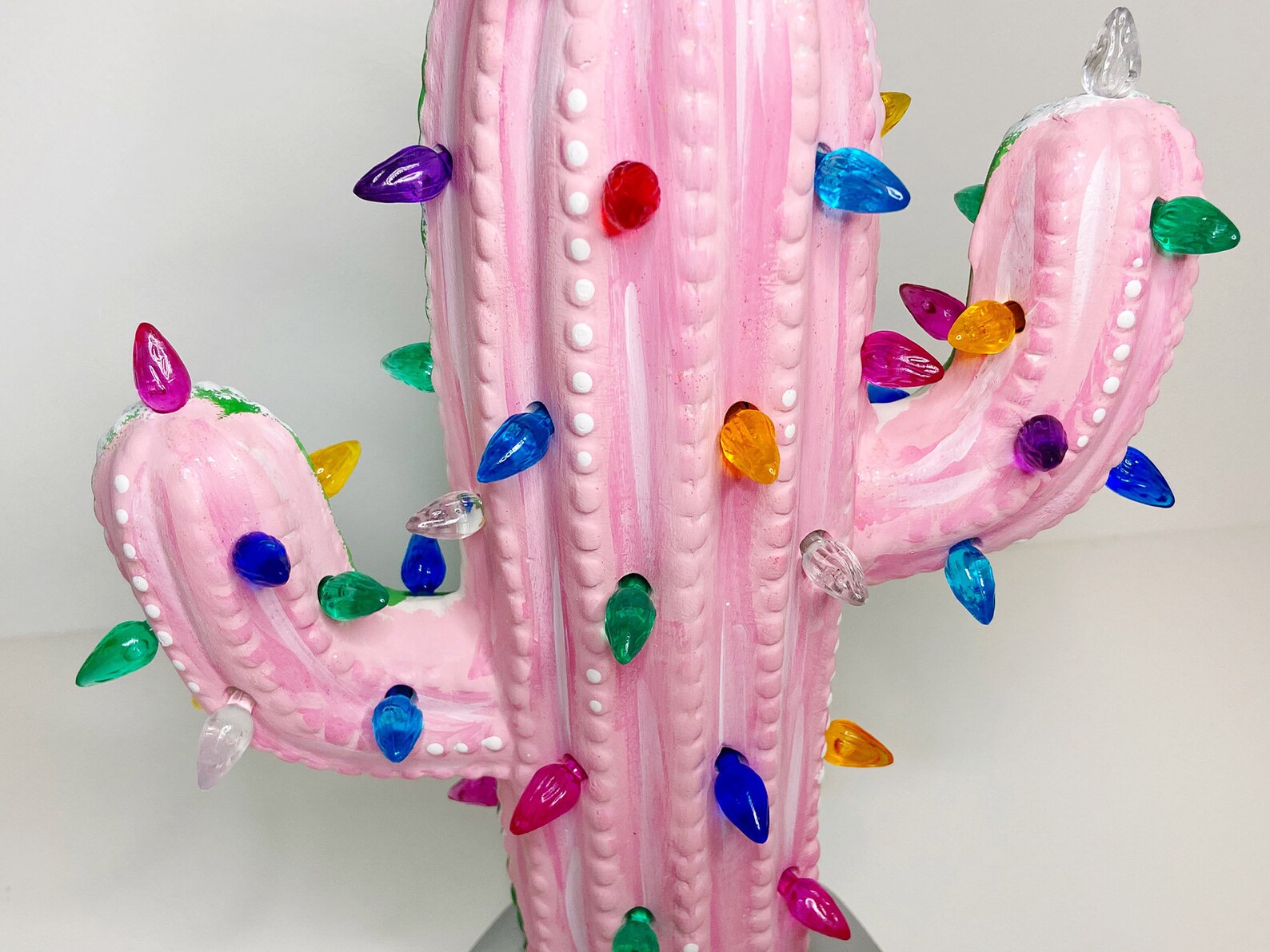 DIY Craft Lighted Cactus Tree Ceramic Cactus Craft Kit for | Etsy