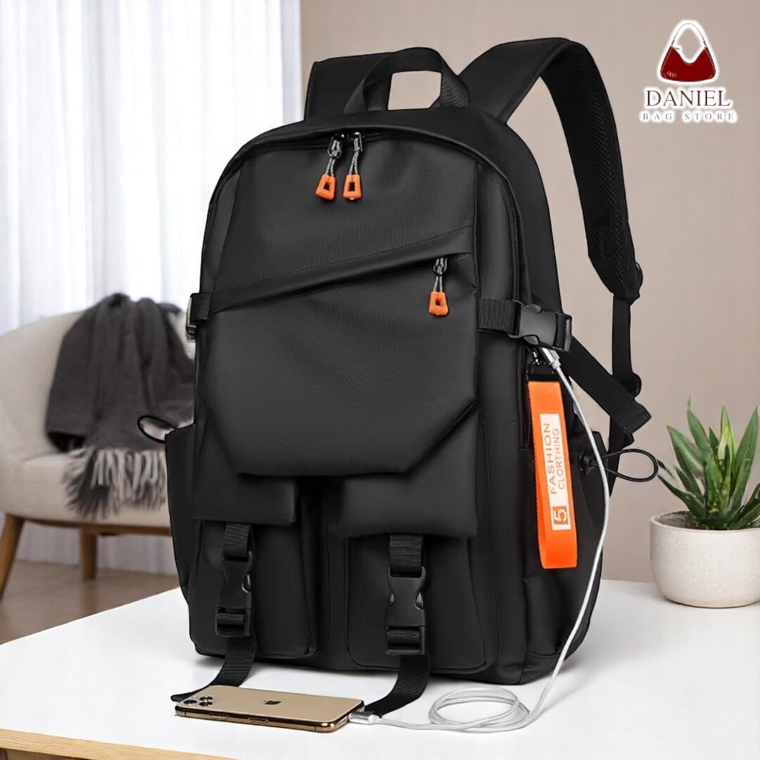 Luxury Men's Backpack Waterproof 15.6 Inch Laptop Bag | High Capacity ...