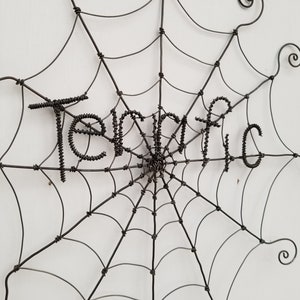 Terrific Wire Spider Web 12", Free Shipping in US - Etsy