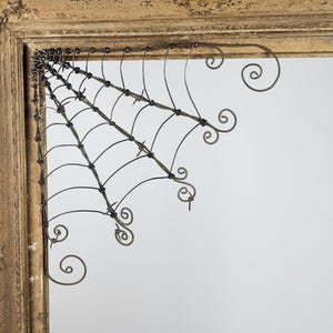 Twisted 12" Barbed Wire Corner Spider Web for Halloween - Etsy