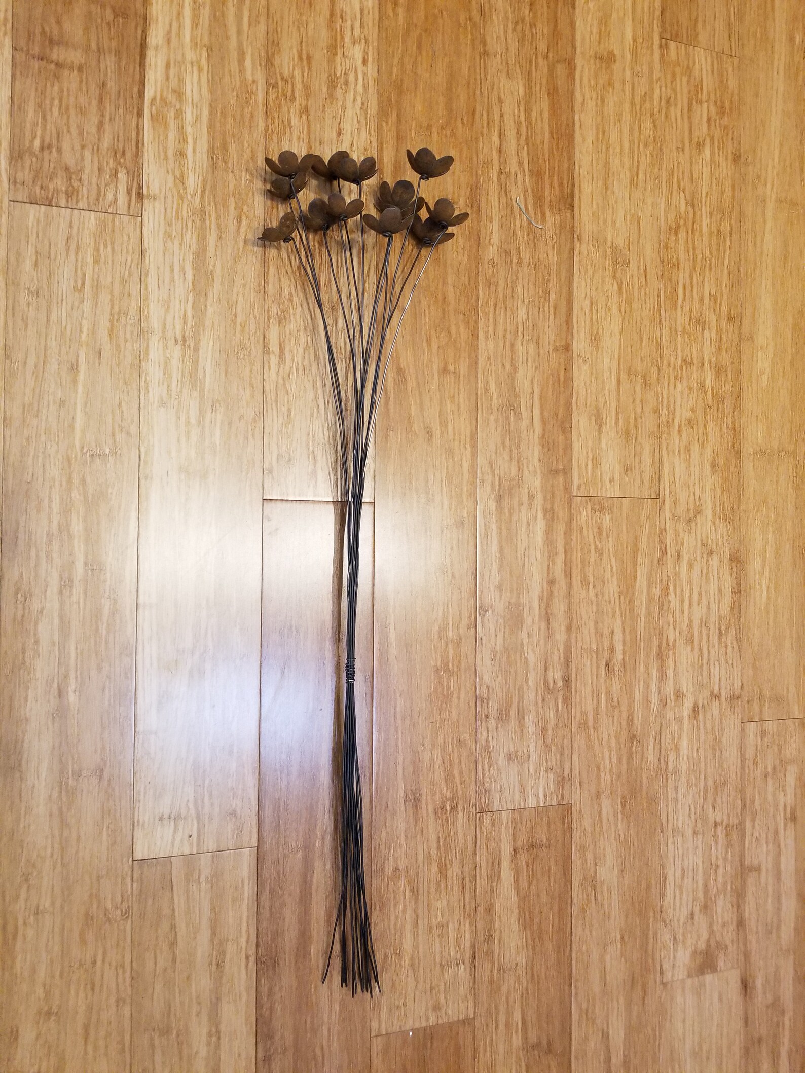 CUSTOM Order Long Stemmed Rustic Bouquet of Rusty Flowers - Etsy