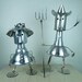 American Gothic Inspired Metal Sculptures -- Repurposed Kitchen Gadgets ...