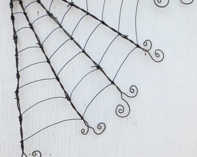 Wicked Wee Barbed Wire Corner Spider Web - Etsy
