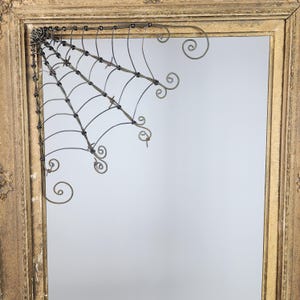 Twisted 12" Barbed Wire Corner Spider Web for Halloween - Etsy